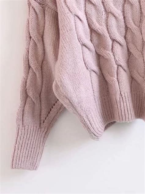 Модный вязаный джемпер | Drop shoulder sweaters, Cable knit, Sweaters