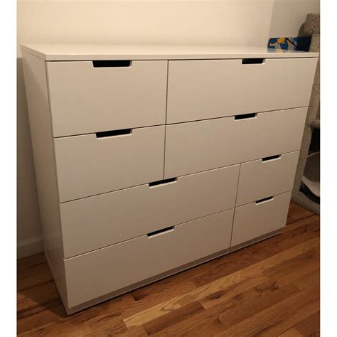 Ikea Nordli 8 Drawer Dresser - AptDeco
