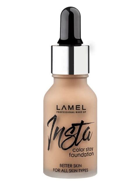Тональный крем Lamel Insta Colour Stay Foundation 403 Розово-бежевый 15 ...