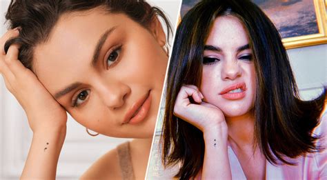 Selena Gomez Heart Tattoos