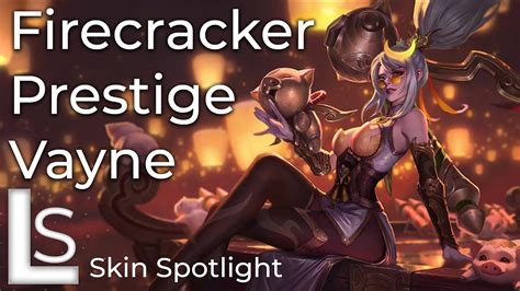 Firecracker Prestige Vayne - Skin Spotlight - Firecracker Collection - League of Legends - YouTube