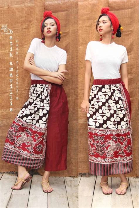 batik amarillis joylock skort-PO - Batik Amarillis in 2024 | Long ...