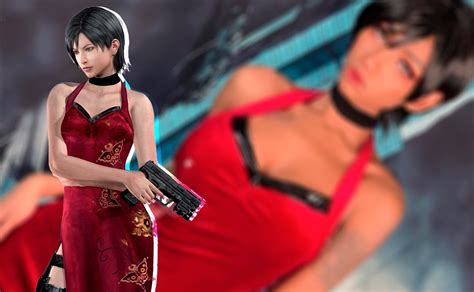 Hxllow cosplay de Ada Wong del Resident Evil 4 original