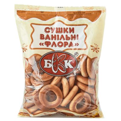 Сушки ванильные Флора ХБКК 300 гр. ⋆ Русфуд - продукты с доставкой