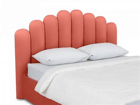 Кровать двуспальная 160х200 см оранжевая Queen Sharlotta Lux - купить ...