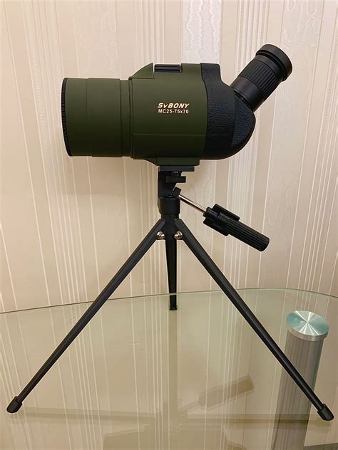SVBONY SV41 25-75x70 Зорова труба із зумом водонепроникна з штативом: 4 ...